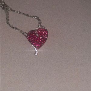 Zales Jewelry | Beautiful Pink Diamond Heart Key Necklace | Poshmark